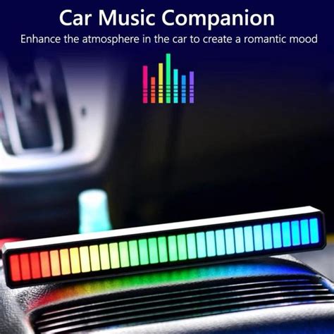 Dikirim Dari Jakarta Lampu LED RGB Bar W 08 Strip Spectrum Audio Indicator Voice Music Sound