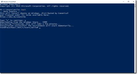 Install Bash On Windows 10 4sysops