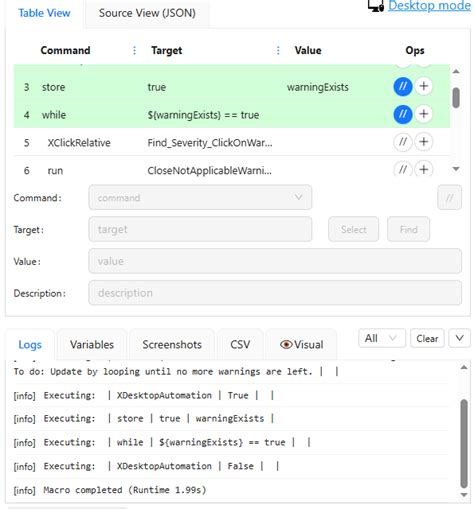 While Loop Fails To Execute General Discussion Uivision Ai And Ocr