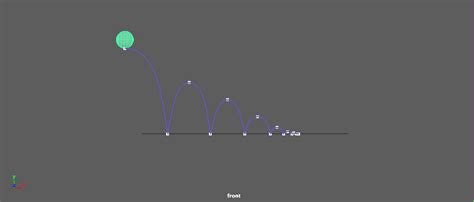 3d animation bouncing ball and axe throw — one curious chip