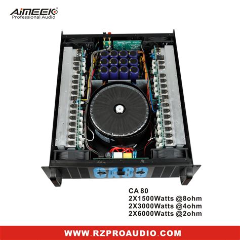 3000w Ca80 Power Amplifier Sound System Outdoor Professional Power