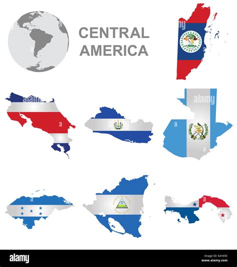Flags Of Central American Countries