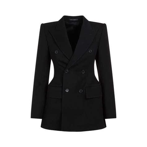 Buy Balenciaga Db Hourglass Jacket Black At 33 Off Editorialist