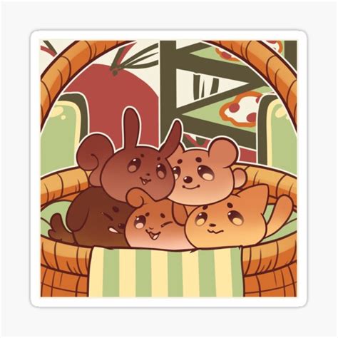 Bakery Babies Bread Basket Sticker For Sale By Bakerybabies Redbubble