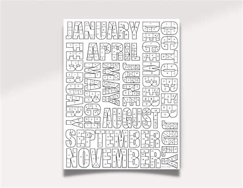 Daily Exercise And Habit Tracker Color Chart Fitness Etsy