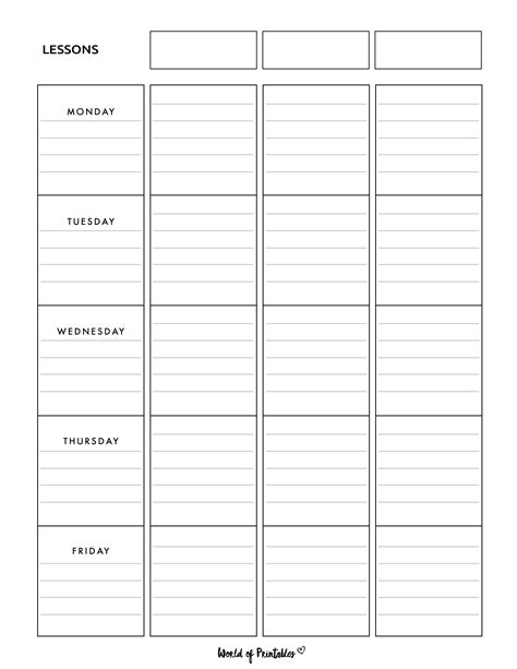 Algebra High School Lesson Plan Template