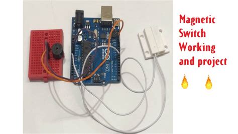 Magnetic Reed Switch Working And Security Alarm Arduino Project Youtube