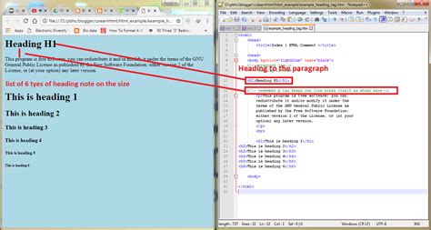 Heading Tag H1 To H6