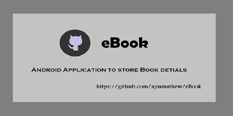 GitHub Ajinmathew EBook