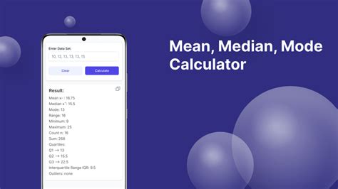 Free Download Mean Median Mode Calculator APK V Newest Version Of Mean Median Mode