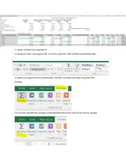 Excel Using Formatting In Excel Docx 1 Center And Bold Cell Range B2 F3 2 Merge Center