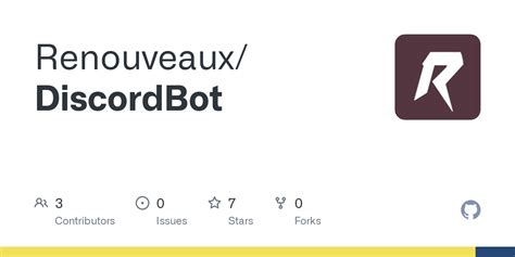 Github Renouveauxdiscordbot