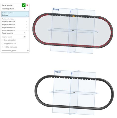 curve driven pattern — onshape