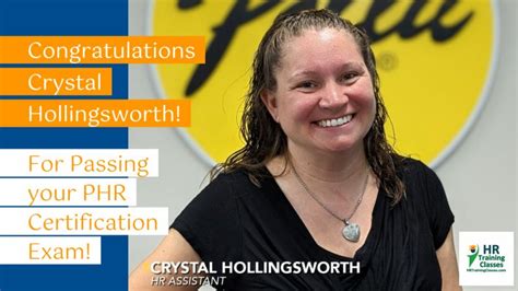 Congratulations Krystal Hollingsworth For Passing Your Phr