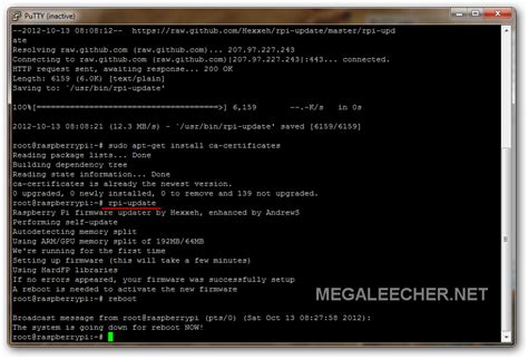 How To Update The Raspberry Pi Firmware Megaleecher Net