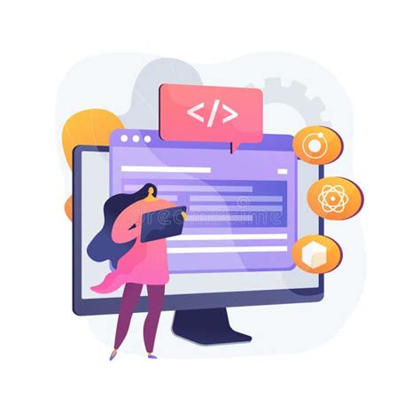 Cross Platform Frameworks Abstract Concept Vector Illustration Stock