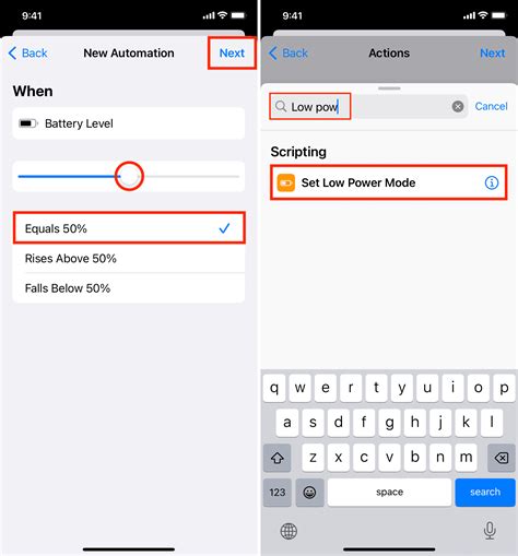 How To Auto Enable Low Power Mode When IPhone Reaches