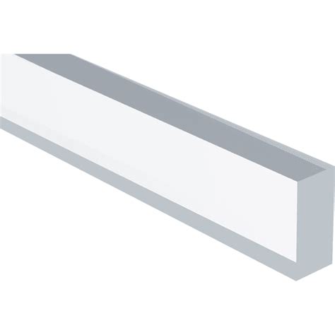 Acrylic Plexiglass Extruded Rectangular Bar Clear 12 X 14 X 38