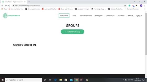 Groups Not Shown Issue CircuitVerse CircuitVerse GitHub