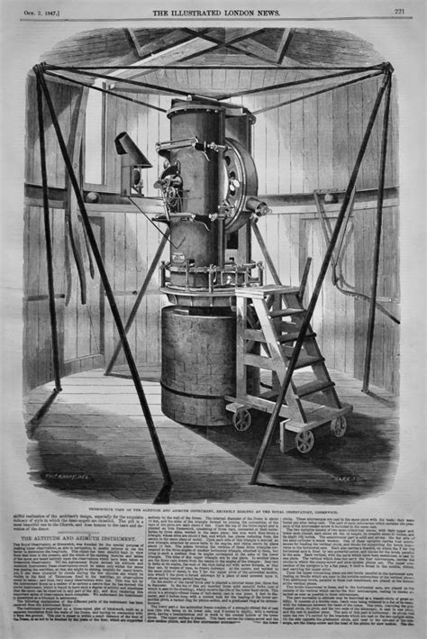 The Altitude And Azimuth Instrument 1847