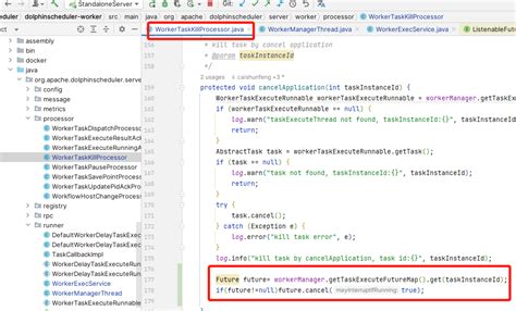 [bug] [worker] when killing tasks in worker the thread executing the
