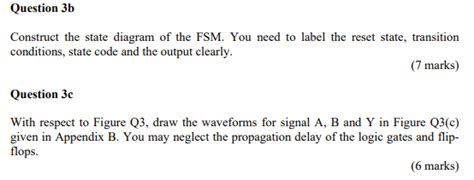 Solved Construct The State Diagram Of The FSM You Need To Chegg Com
