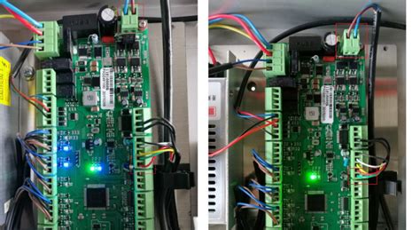 On The Circuit Board Of The Left And Right Machine The Motor Terminals And Encoder Terminals