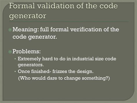 Ppt The Code Validation Tool Cvt Powerpoint Presentation Free