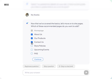 Wix Editor Creating An Ai Generated Site Help Center