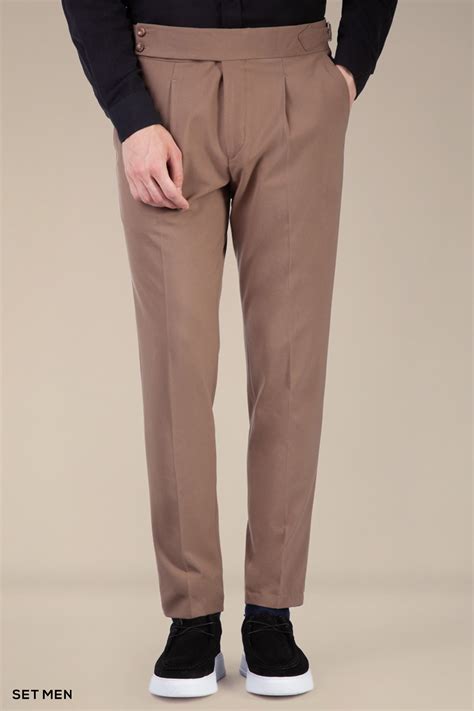 شلوار پارچه ای مردانه کمر ایتالیایی پوشاک مردانه ست من