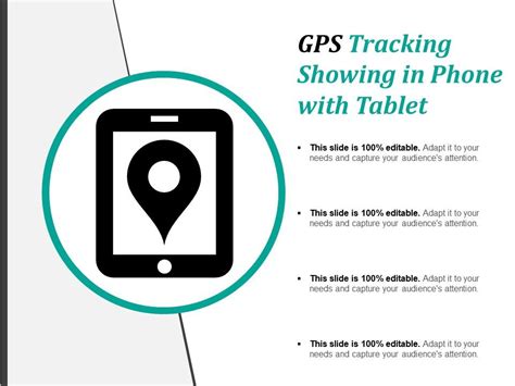 Gps Tracking Showing In Phone With Tablet PowerPoint Templates Download PPT Background