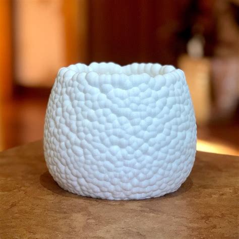 A Planter That Looks Like Its Made Of Styrofoam R 3dprinting