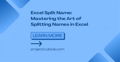 Excel Split Name Mastering The Art Of Splitting Names In Excel