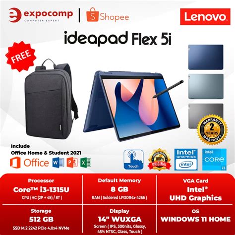 Jual Lenovo Ideapad Flex I Iru Core I U Gb Gb W Ohs Touch Shopee Indonesia