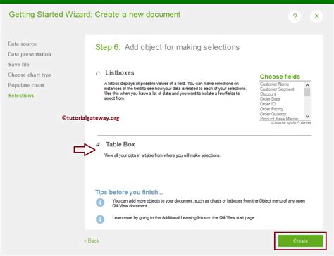 Create New Qlikview Report Using Wizard