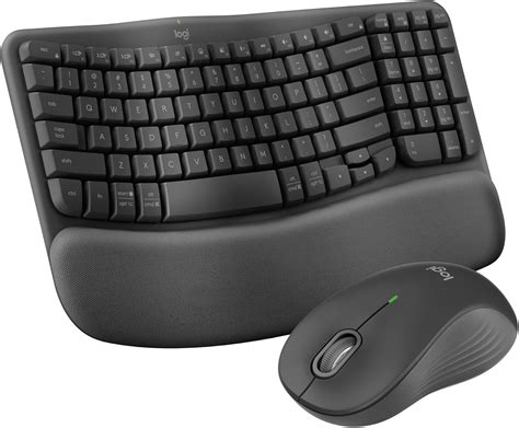 Logitech Wave Keys Mk670 Combo Ergonomic Wireless Keyboard And Mouse Bundle For