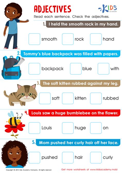 Nouns And Adjectives Worksheets For Grade 3 Nouns And Adjectives