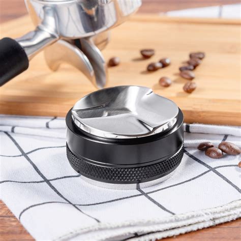 58 мм разпределител за кафе и тампер нивелир за кафе от неръждаема стомана Двойна глава за