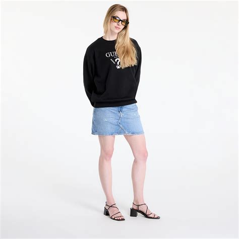 Guess Roberta Cn Sweatshirt Black Queens