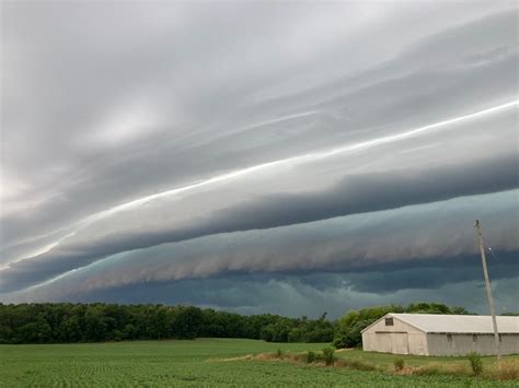 What Caused These Ominous Shelf Clouds To Stretch Across Michigan Skies