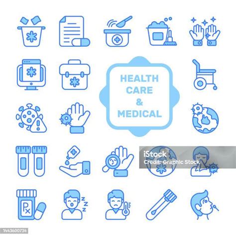 의료 및 건강 관리 벡터 아이콘의 집합입니다 프리미엄 품질의 기호 모바일 개념 및 웹 앱을 위한 의학 및 건강 요소 간호사에