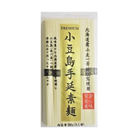 日本 讚岐物產 小豆島手延素麵 細圓麵 300g袋 Gogobuy1788