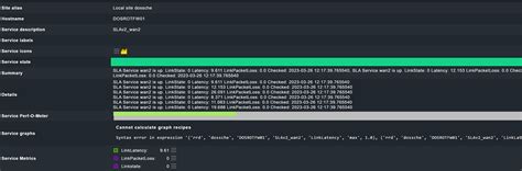 Error Displaying SLA Graph With Fortinet IP SLA Plugin Only Error For