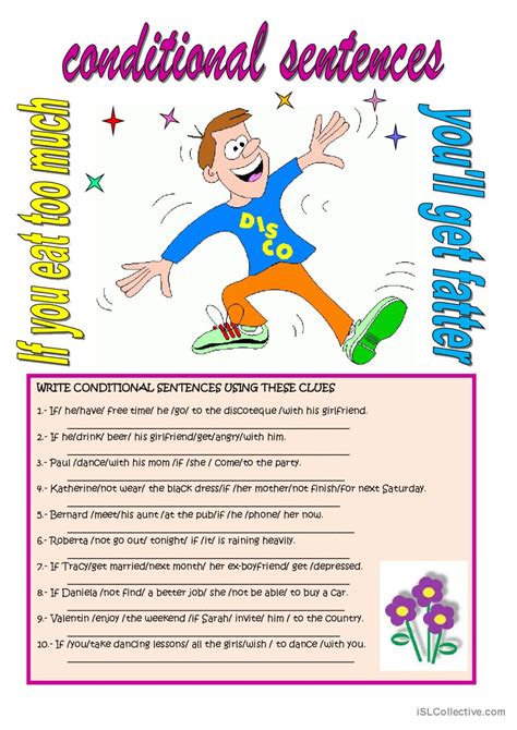 CONDITIONAL SENTENCES English ESL Worksheets Pdf Doc