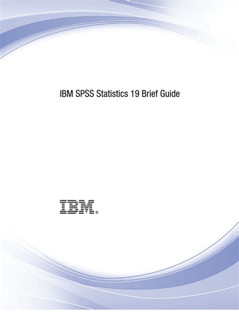 Pdf Spss 19 Guide Dokumentips