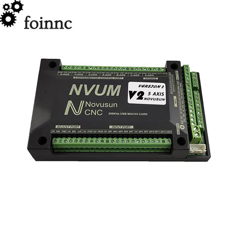 NVUM Axis Mach USB Card KHz CNC Router Axis Motion Control Card Breakout Board For
