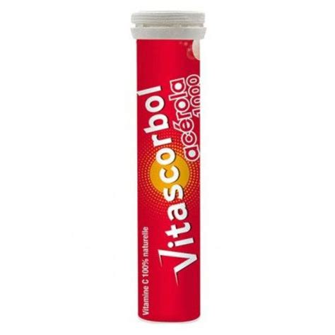 Vitascorbol Acérola Cpr 18 Vitamine C Naturelle