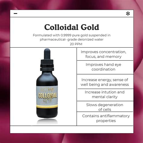 Colloidal Dietary Supplement Electron Colloidal Electron Colloidal