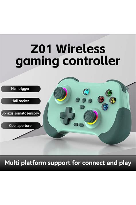 Choice Z01 Wireless Game Controller Bluetooth 6 Axis Motion Sensor Support Turbo Programmable