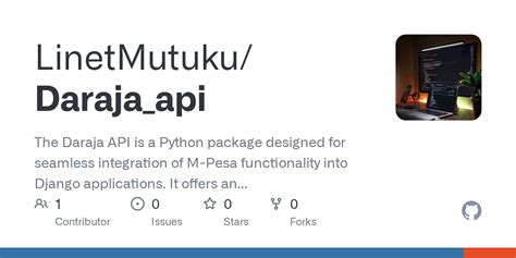 github linetmutuku daraja api the daraja api is a python package